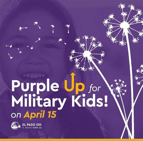 El Paso Isd Honors Military Connected Students With Purple Up Day