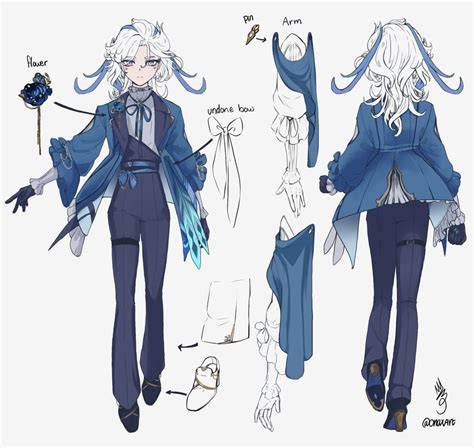 Neuvillette Genshin Impact Drawn By Naya Onaxart Danbooru