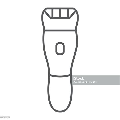전기 면도기 얇은 라인 아이콘 이발소 및 헤어 스타일 헤어 클리퍼 기호 벡터 그래픽 흰색 바탕에 선형 패턴 10에 대한 스톡 벡터 아트 및 기타 이미지 Istock