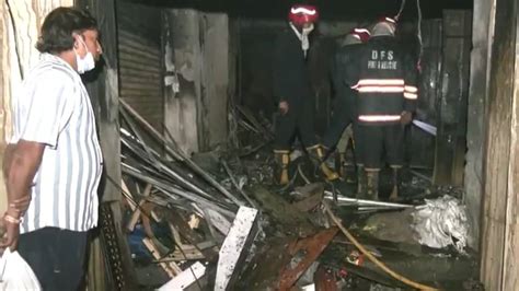 Fire Breaks Out In Residential Building In Delhis Shakti Nagar
