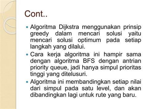Algoritma Pencarian Lintasan Jalur Terpendek Pptx