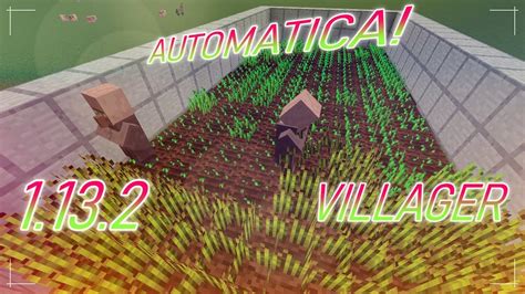 Come Fare Un Farm Di Grano Automatica 1132minecraft Youtube