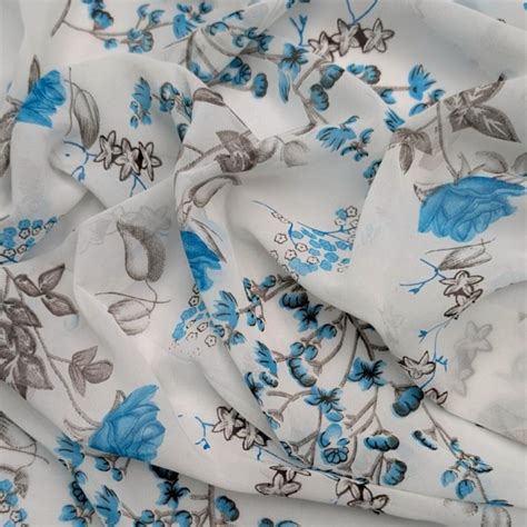 Chiffon Fabric Sheer And Flowing Dress Material