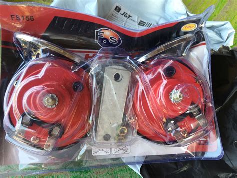 แตรหอยโข่ง 12v พร้อมน็อต อุปกรณ์ติดตั้งให้ครบชุด Mo Carshop 4️⃣