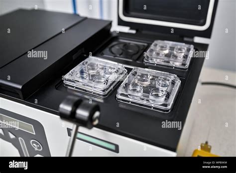 IVF Incubator With Opened Cover In The Laboratory Of The In Vitro
