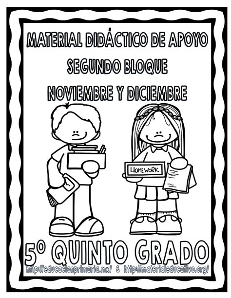 Material Didáctico De Apoyo Del Quinto Grado Para El Segundo Bloque
