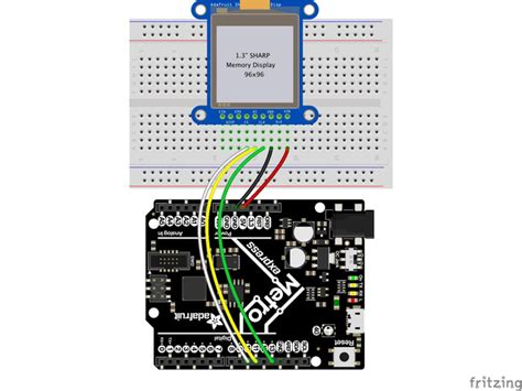 Arduino Wiring Adafruit Sharp Memory Display Breakout Adafruit