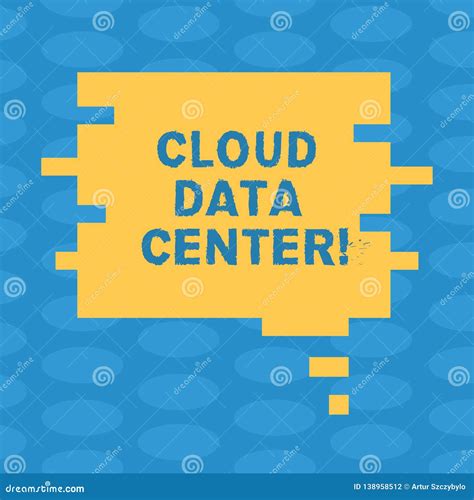 Word Writing Text Cloud Data Center Business Concept For Off Premise Form Computing That Stores