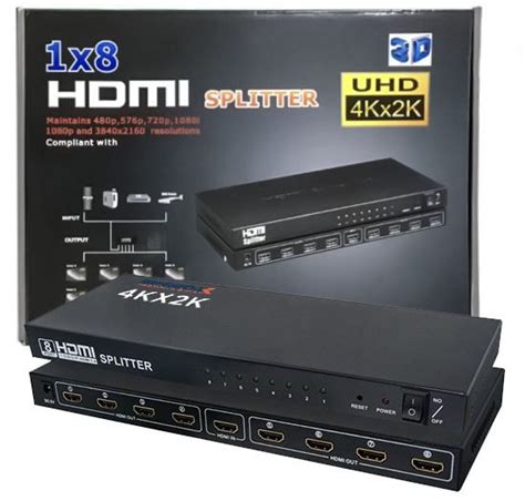 Hdmi Splitter 8 Port 2k 4k