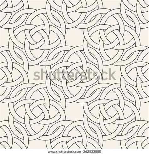 Vector Seamless Pattern Abstract Background Intersecting Stock Vector Royalty Free 262533800
