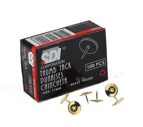 SDI PUSH PINS COLOURD 100 PCS BOX SPK Commerce Website