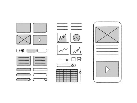 Free Figma Low Fidelity Hand Drawn Wireframe Kit UIBundle