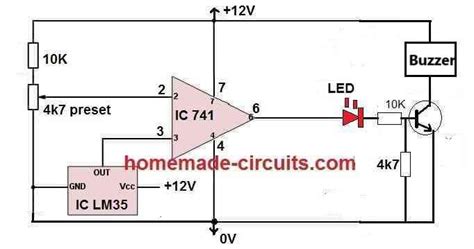 3 Useful Temperature Alarm Circuits Explained Homemade Circuit Projects