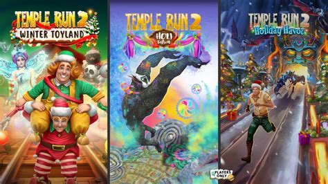 Temple Run 2 WINTER TOYLAND 2021 VS HOLI FESTIVAL VS HOLIDAY HAVOC