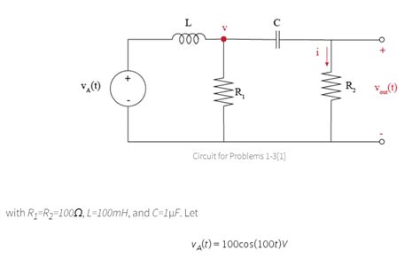 Solved A Write The Nodal Equations For This Circuit In Chegg