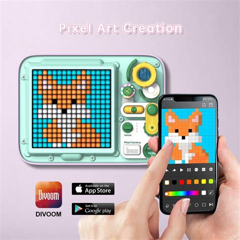 Divoom Pixel Factory Diy Art Drawing Board App Online Community Works