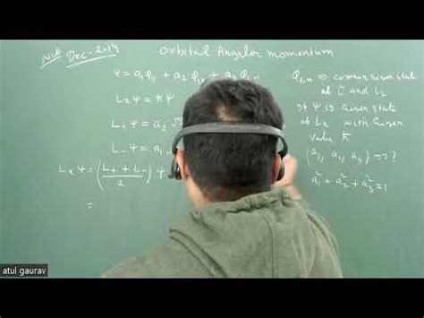 Lecture 5 Angular Momentum Video Lecture Quantum Mechanics For GATE GATE Physics