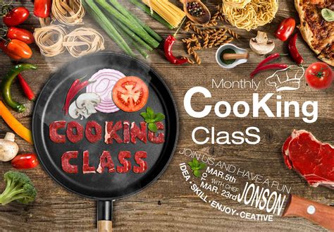 Cooking Class Poster Design