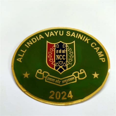 All India Vayu Sainik Camp Badge 2024 Aivsc 2024 Ncc Camp Badge 2024