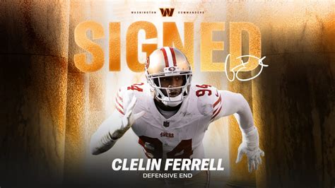 Commanders Sign De Clelin Ferrell