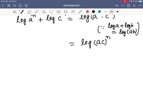 solved if a b c be in g p then prove that loga n logb n logc n are