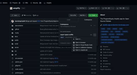 Getting Started Opensourcefellows Amplify Github Wiki