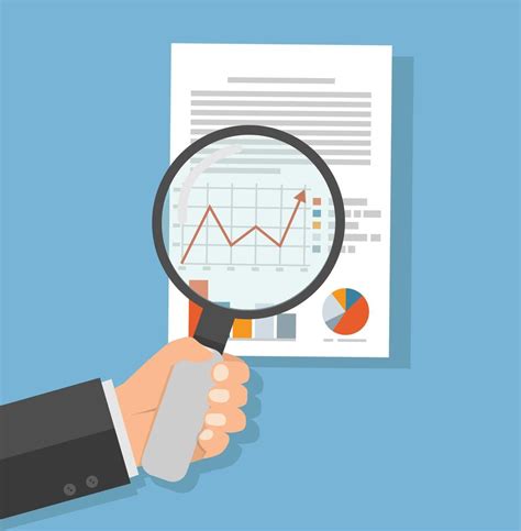 Magnifying Glass Data Analysis Concept 1886268 Vector Art At Vecteezy