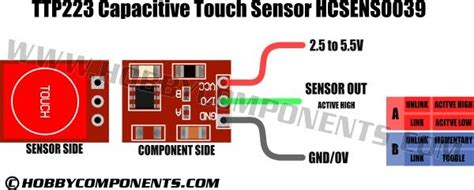 how to use ttp223 capacitive touch switch module pinouts explained artofit