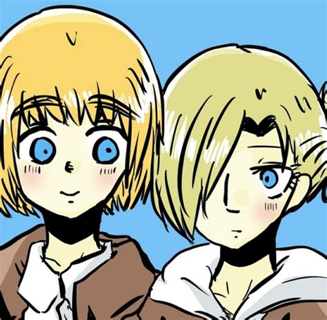 Aruani 敏妮 Armin Annie Attack On Titan Attack On Titan Armin Titans