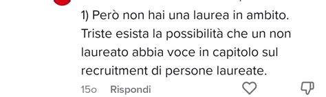 ⚡ Non Hai Una Laurea Quindi Non Puoi Pronunciarti Sui Cv Skill Di