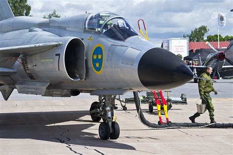 Air Force Viggen Ajs 37 Kostenloses Foto Auf Pixabay