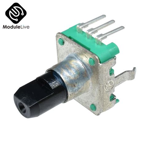 로터리 엔코더 Ec12 스위치 오디오 디지털 전위차계 10 개 15mm 핸들 Dc 5v 10ma 360 도 각도 20 펄스 마이크로 컨트롤러스위치 Aliexpress