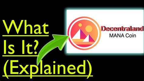 What Is Decentraland Crypto Mana Explained Youtube