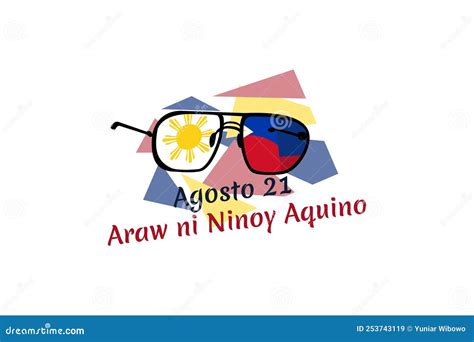 Ninoy Aquino Airport Manila Stamp Cartoon Vector