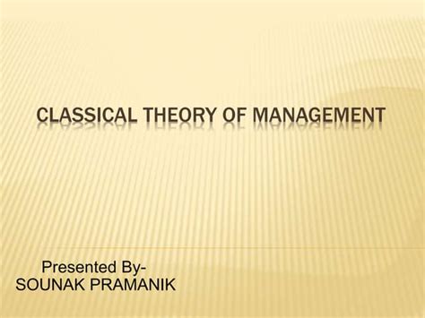 Quantitative Theory Of Managementpptx