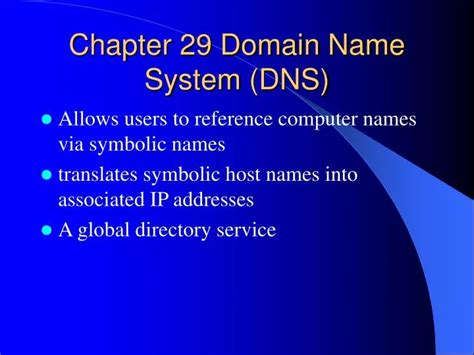 PPT Chapter Domain Name System DNS PowerPoint Presentation Free Download ID