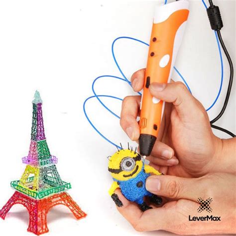 Писалка за 3d рисунки и фигурки 3d Pen 2 Draw Your Dream Levermax