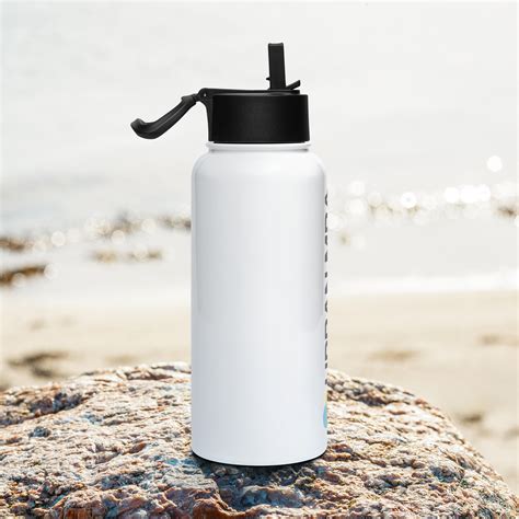 Stainless Steel Water Bottle With A Straw Lid Urban Mba