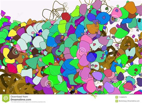 Modern Geometrical Motion Particle Or Random Background Pattern Abstract Backdrop Concept