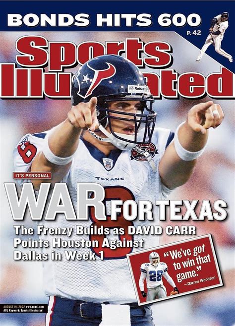 Houston Texans Qb David Carr 2002 Nfl Hall Of Fame Game Sports