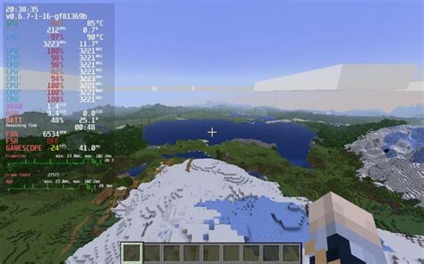 Solid 30 Fps Minecraft Distant Horizons Mod Fabulously Optimized At 15 Chunks Render