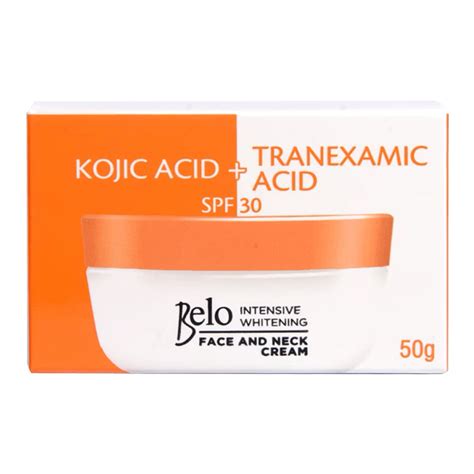 Belo Intensive Whitening Face And Neck Cream Kojic Acid Shopee Malaysia