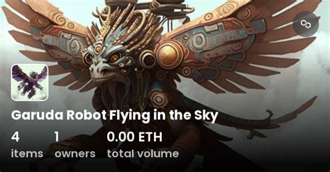 Garuda Robot Flying In The Sky Collection Opensea