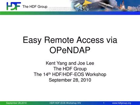 Ppt Easy Remote Access Via Opendap Powerpoint Presentation Free