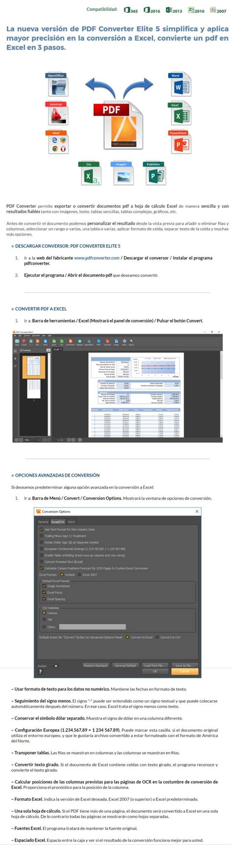 Convertir Un PDF A Excel En 3 Pasos Profesor De Power BI Y Excel Clases De Power BI Y Excel