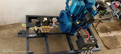 Diesel Engine Driven Hydrostatic Test Pump Amjet Pressure Systems At