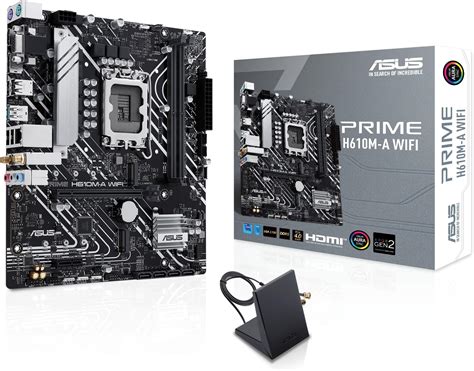 Asus Prime B M A Wifi D Scheda Madre Intel B Lga Matx Pcie Slot M Gb