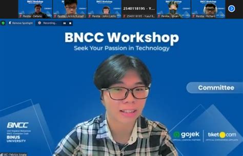 bncc workshop seek your passion in technology bina nusantara