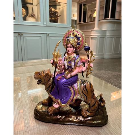 พระแม่ทุรคา พระแม่อุมาทรงเสือ รุ่น1 สูง 30 ซม Shopee Thailand