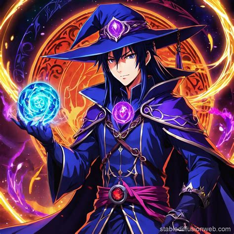 Dark Mage In Card Settings Stable Diffusion Online